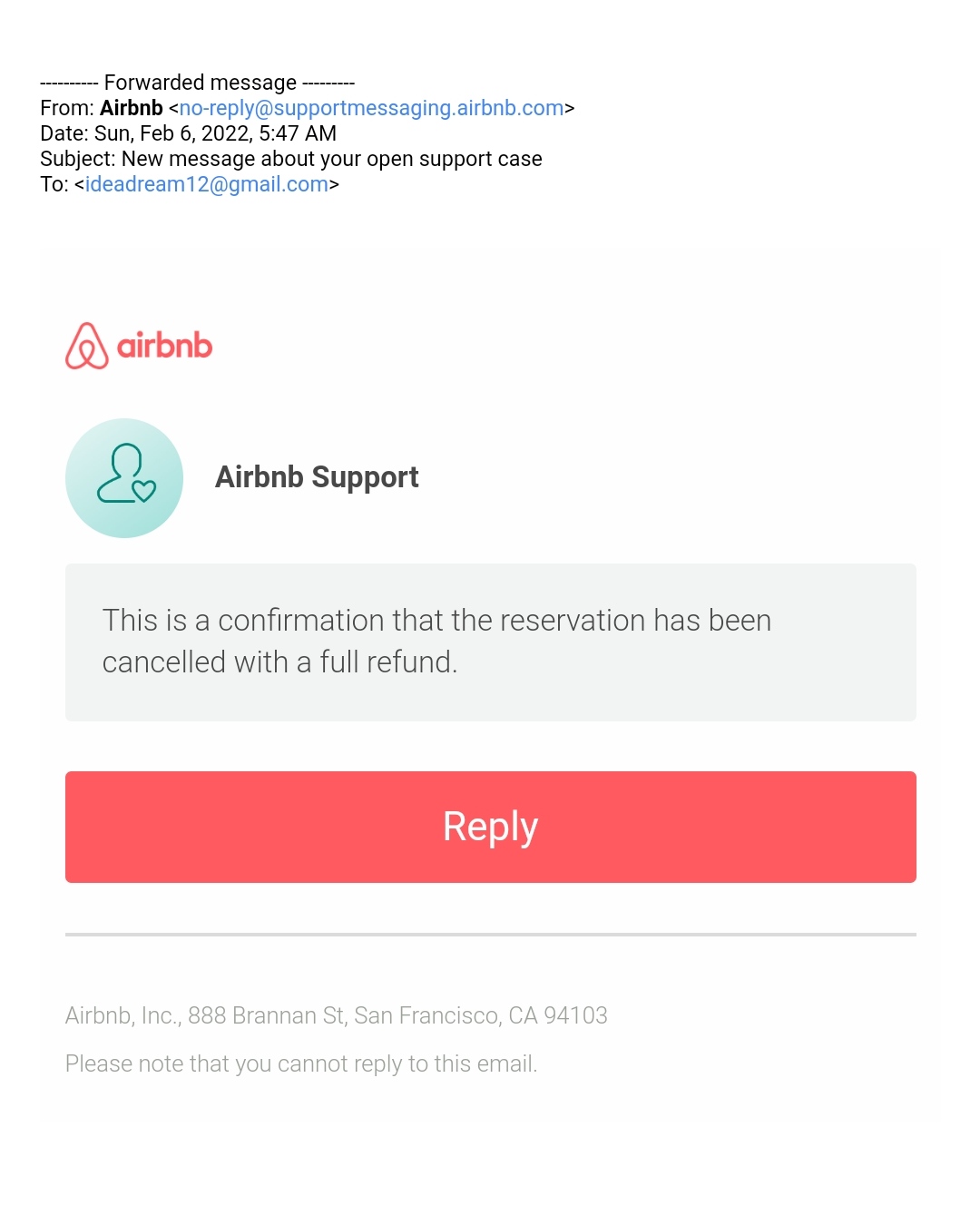 Airbnb Cancelled My Nonrefundable 1 600 Booking Airbnb Hell